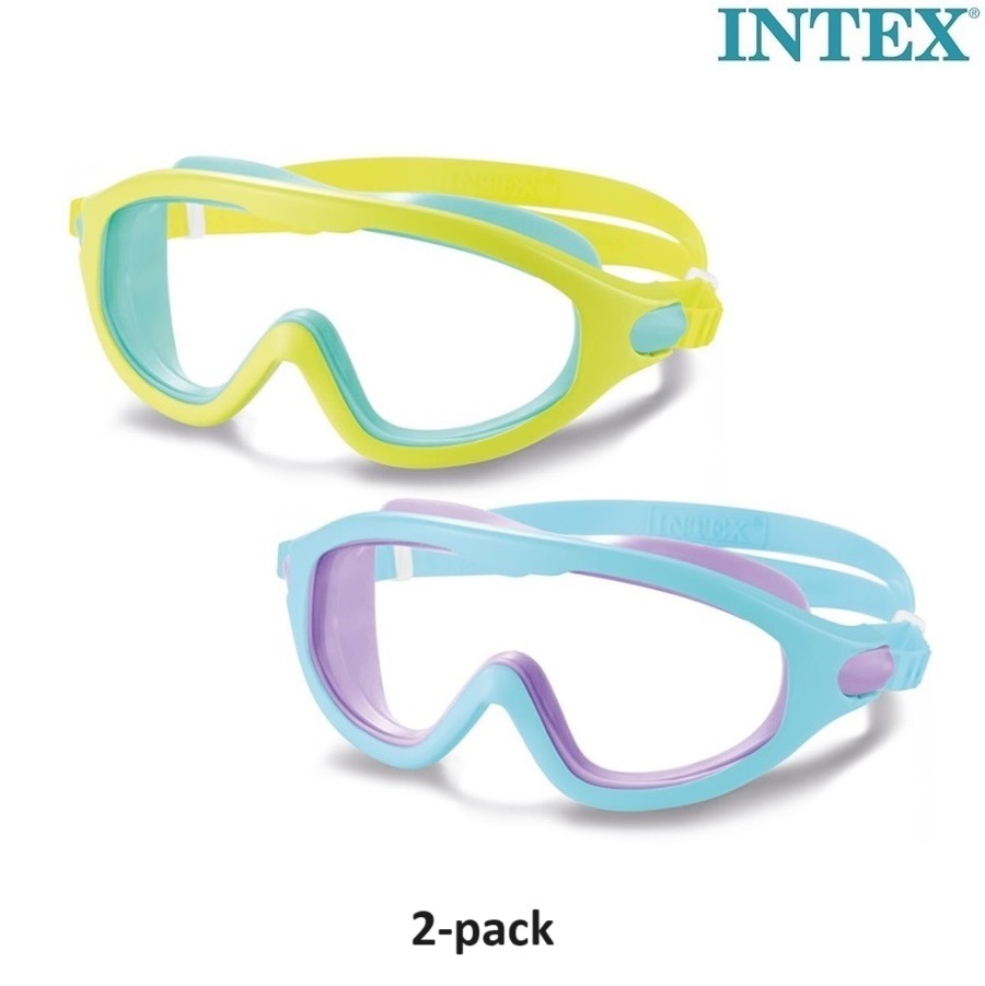 Kids Swim Mask Intex Aquaflow Kids 2 Pack